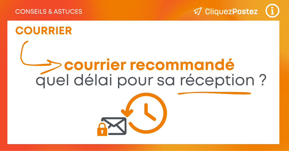 Délai pour un courrier recommandé en France et à l’international