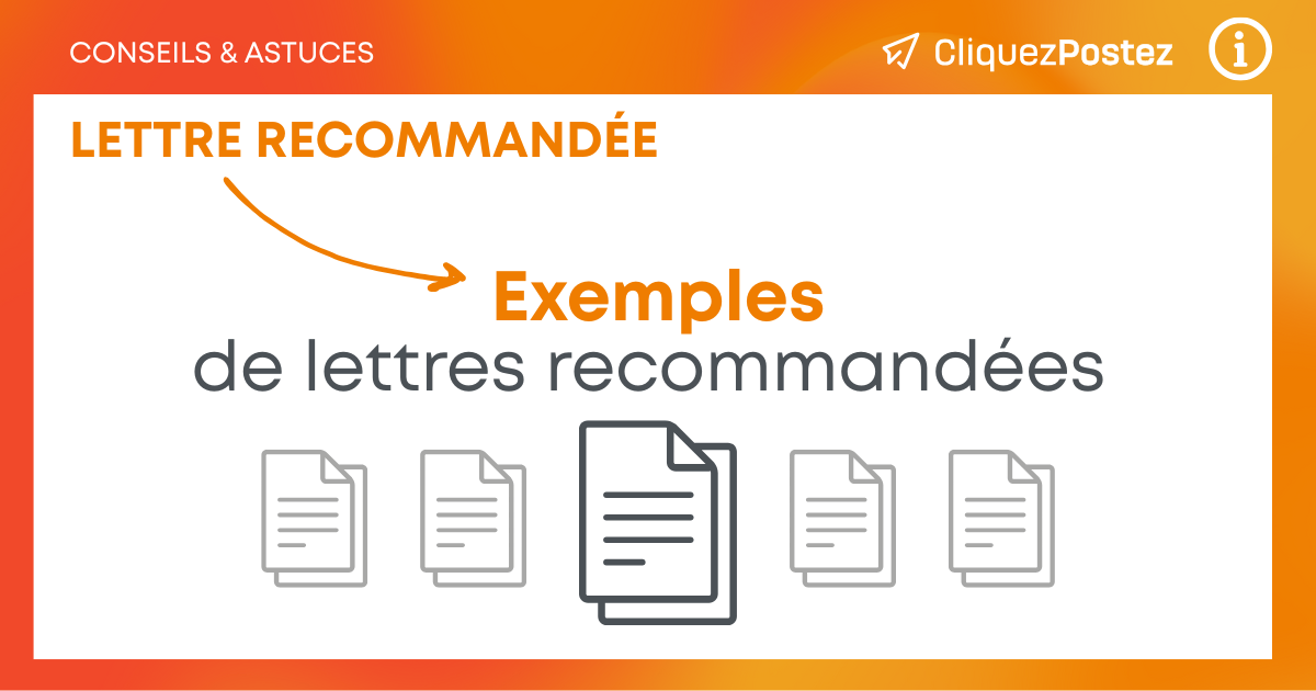 Exemple de lettre en recommandé avec accusé de réception