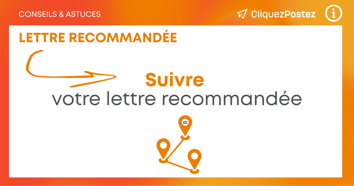 Suivi lettre recommandée avec AR en ligne | Cliquez Postez